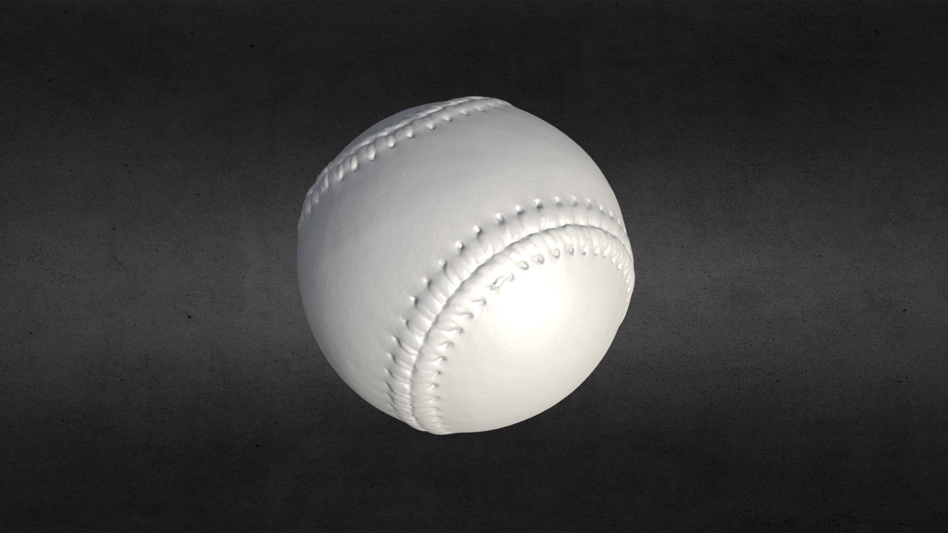 3D Scanned Baseball (3D Printable) - Buy Royalty Free 3D model by ...