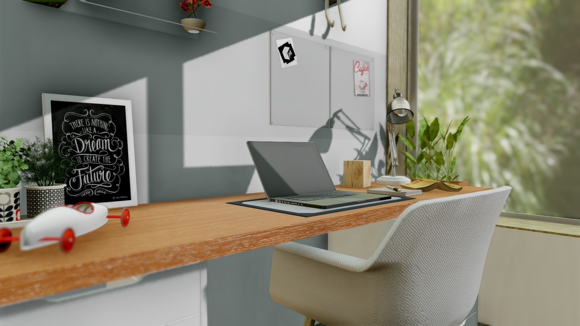 estudio test - 3D model by Polygon Arq (@PApolygonarquitectura ...