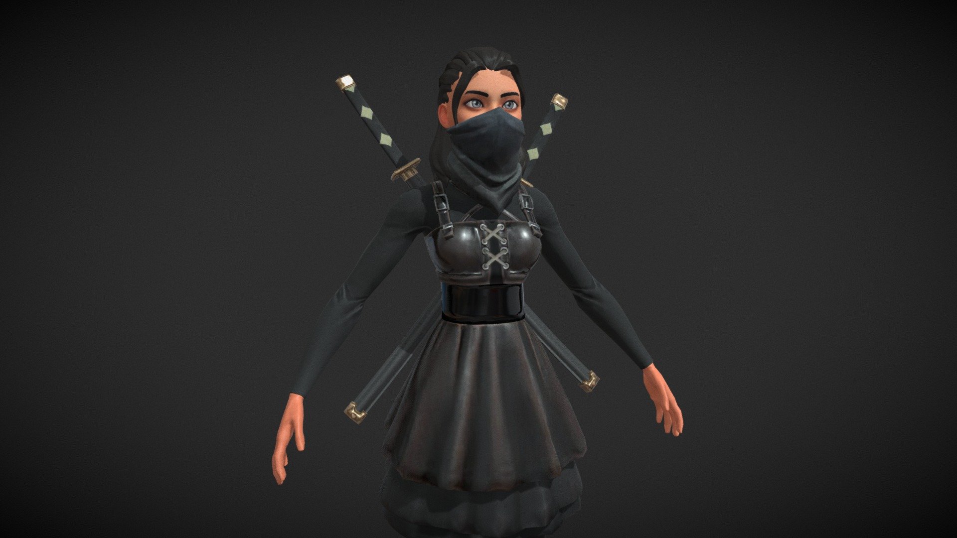 Ellie – Human 3D Character - 3D model by Sunny (@sanaullahrais ...