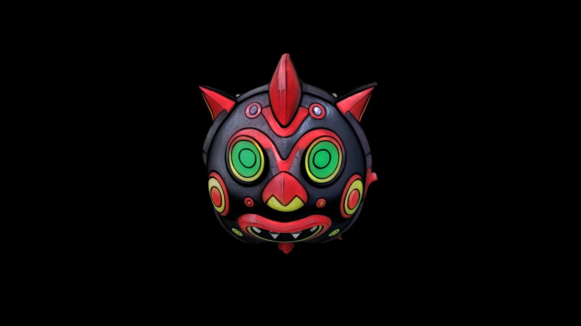 Happy Mask 34 - Download Free 3D model by klrxyz [09550b3] - Sketchfab