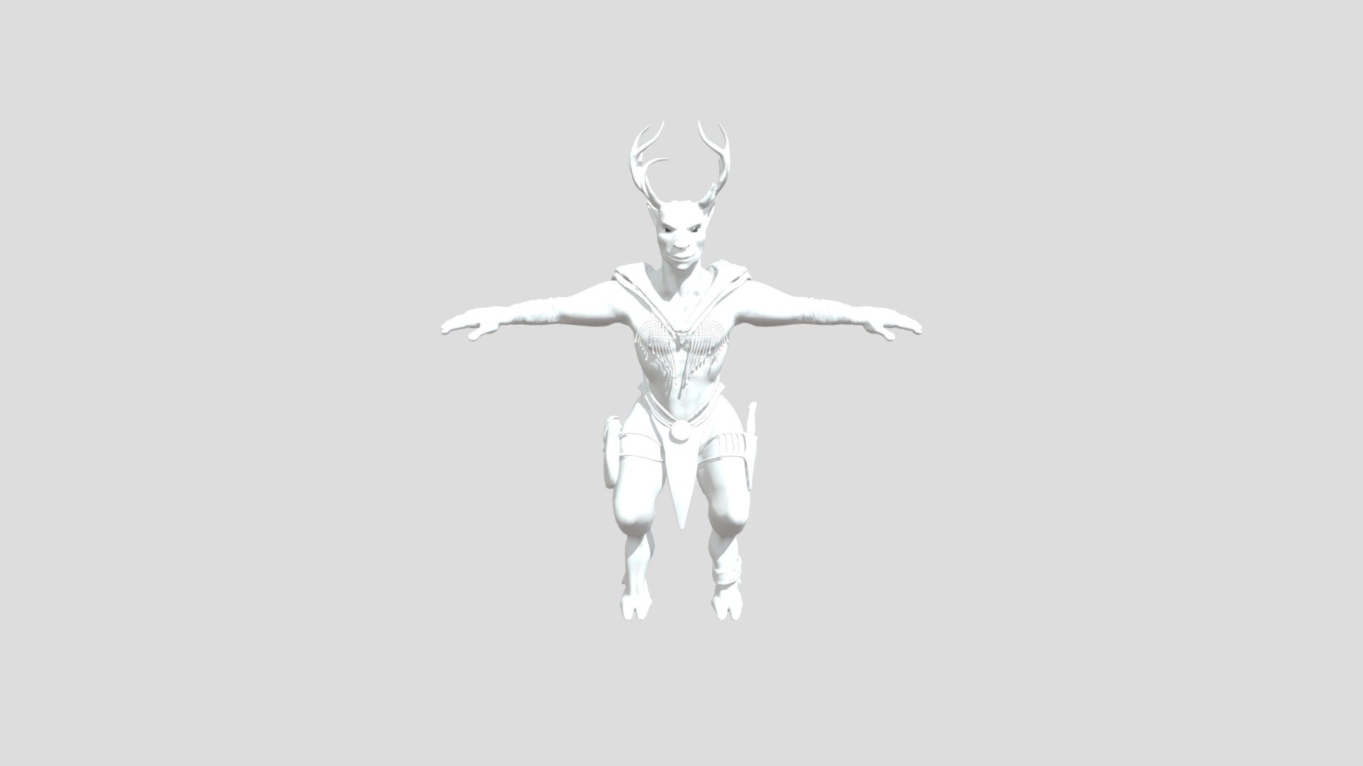 Deerman Full - 3D model by lutzart3d [09557a8] - Sketchfab