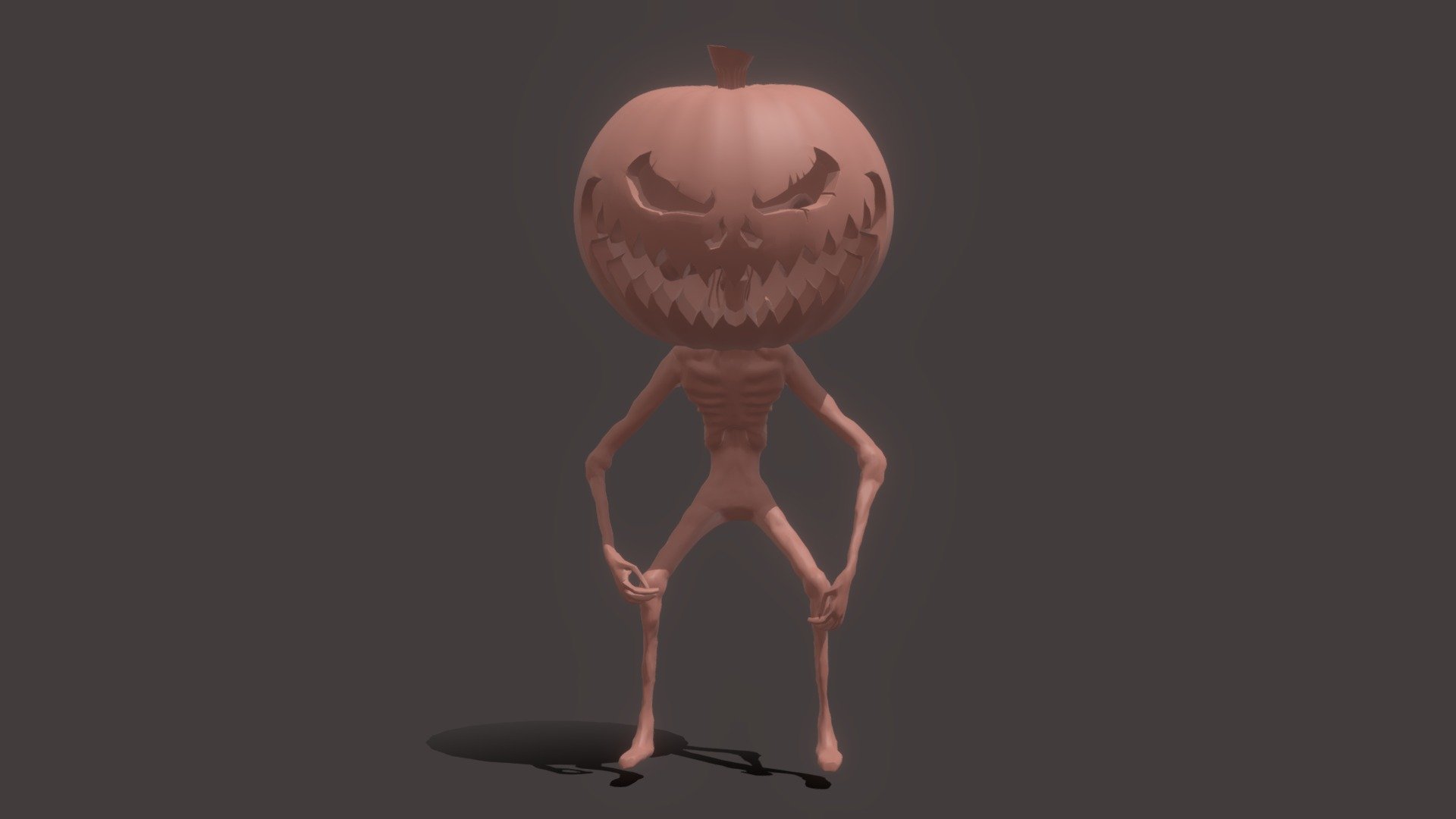 Pumpkin Head (rigged) - Download Free 3D model by Edward Johnson 3 ...