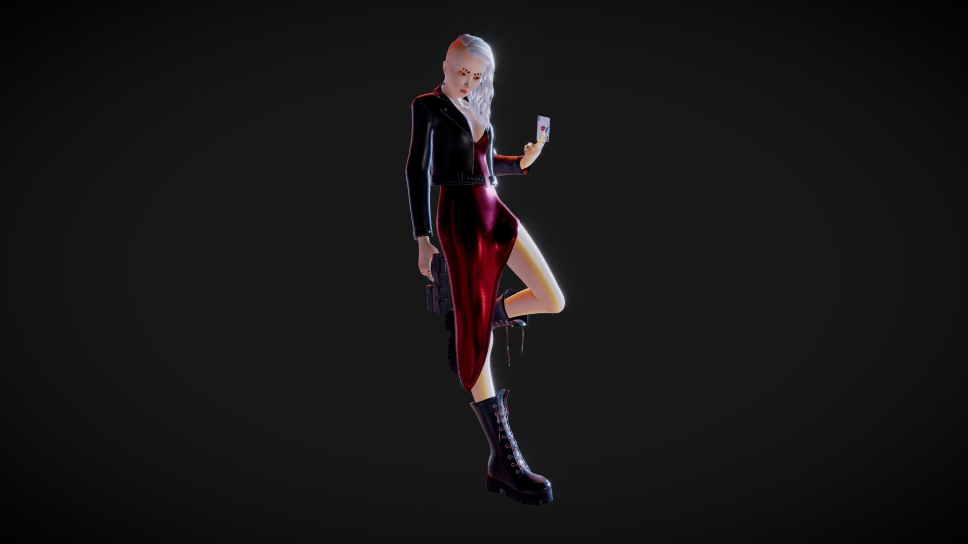 Red Lady - 3D model by emerson-arts [09579ec] - Sketchfab