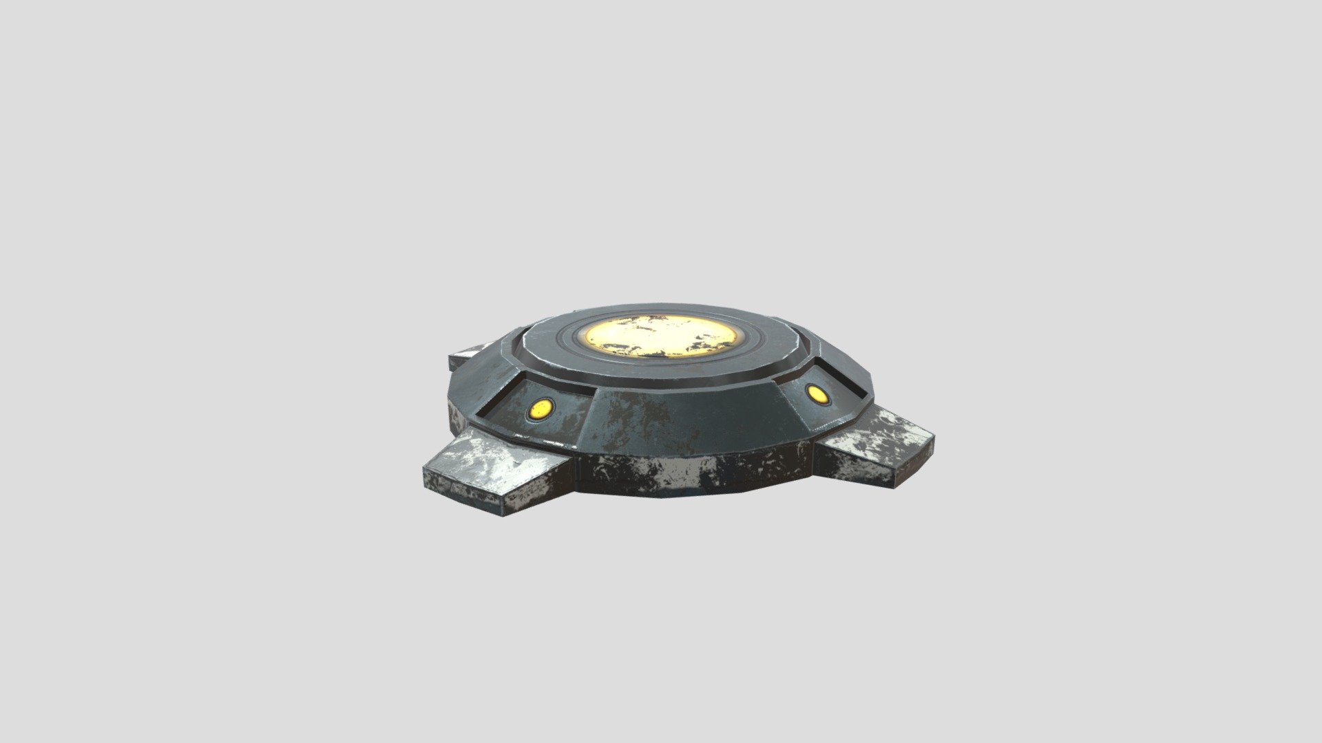 Landmine - 3D model by Tristior [0958617] - Sketchfab