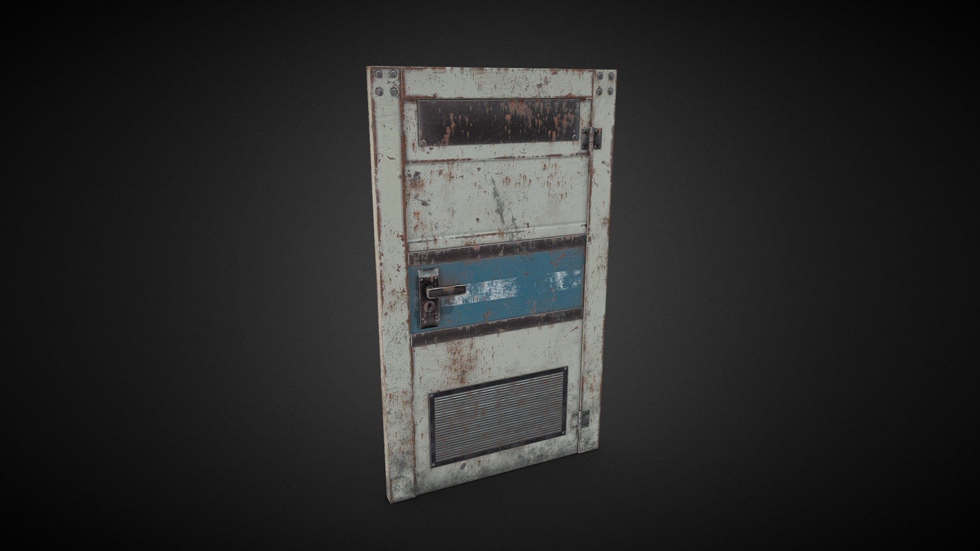 Metal Door - 3D model by knockcg [095876b] - Sketchfab