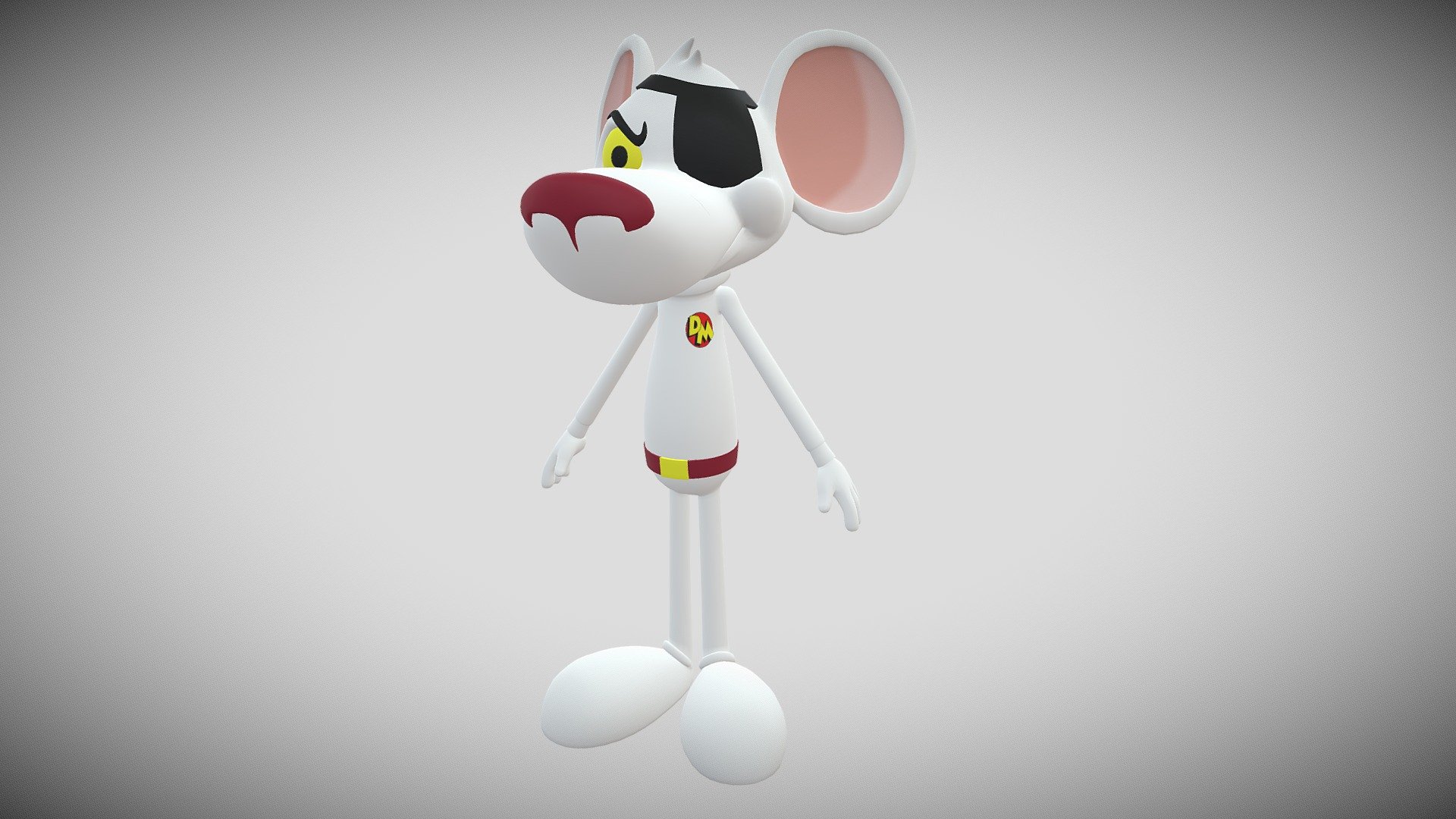 Dangermouse - 3D model by csutcliffe [0958a2e] - Sketchfab