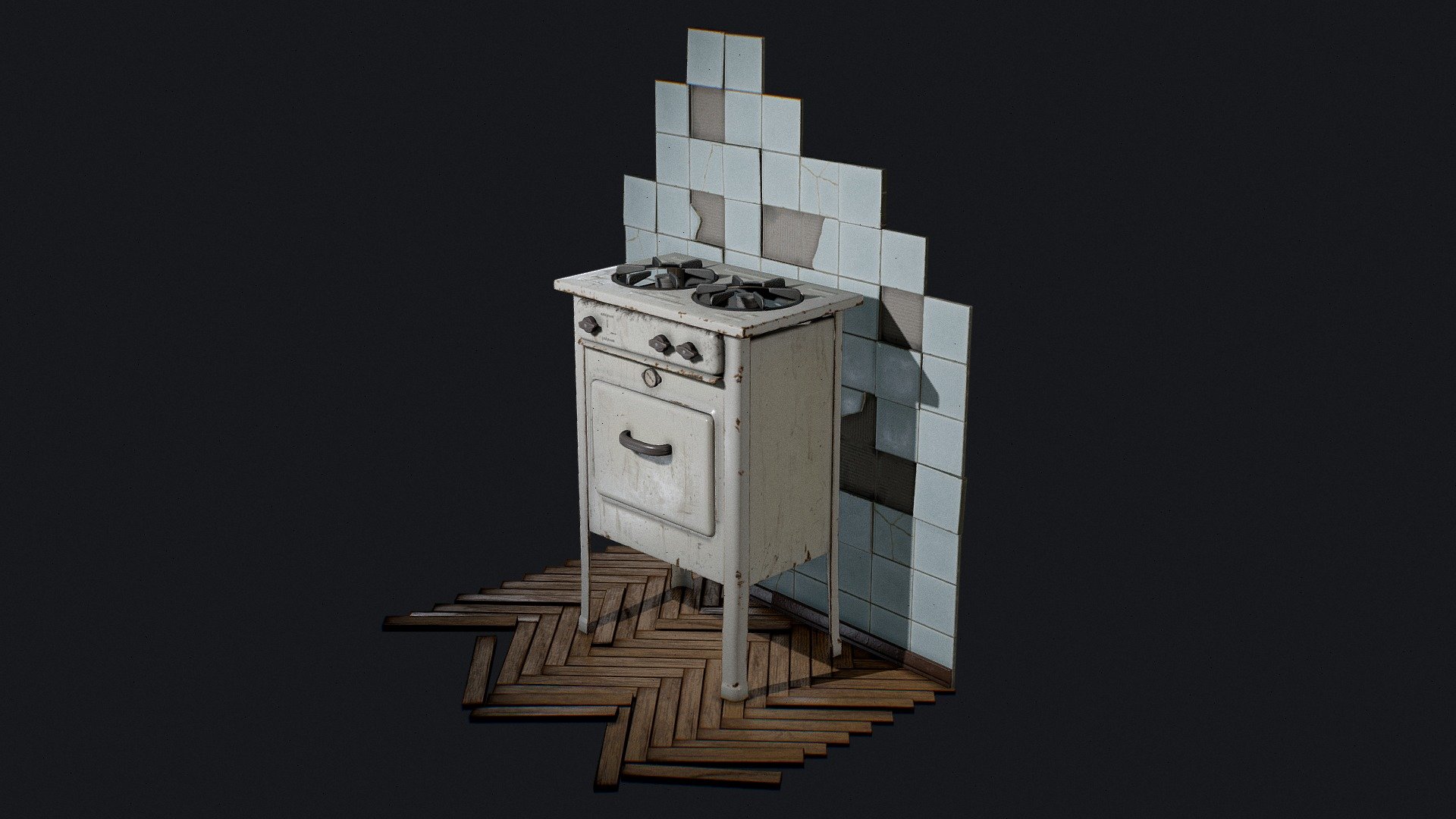 Old Soviet Gas Stove - Download Free 3D model by shaqsh [0958b0a ...