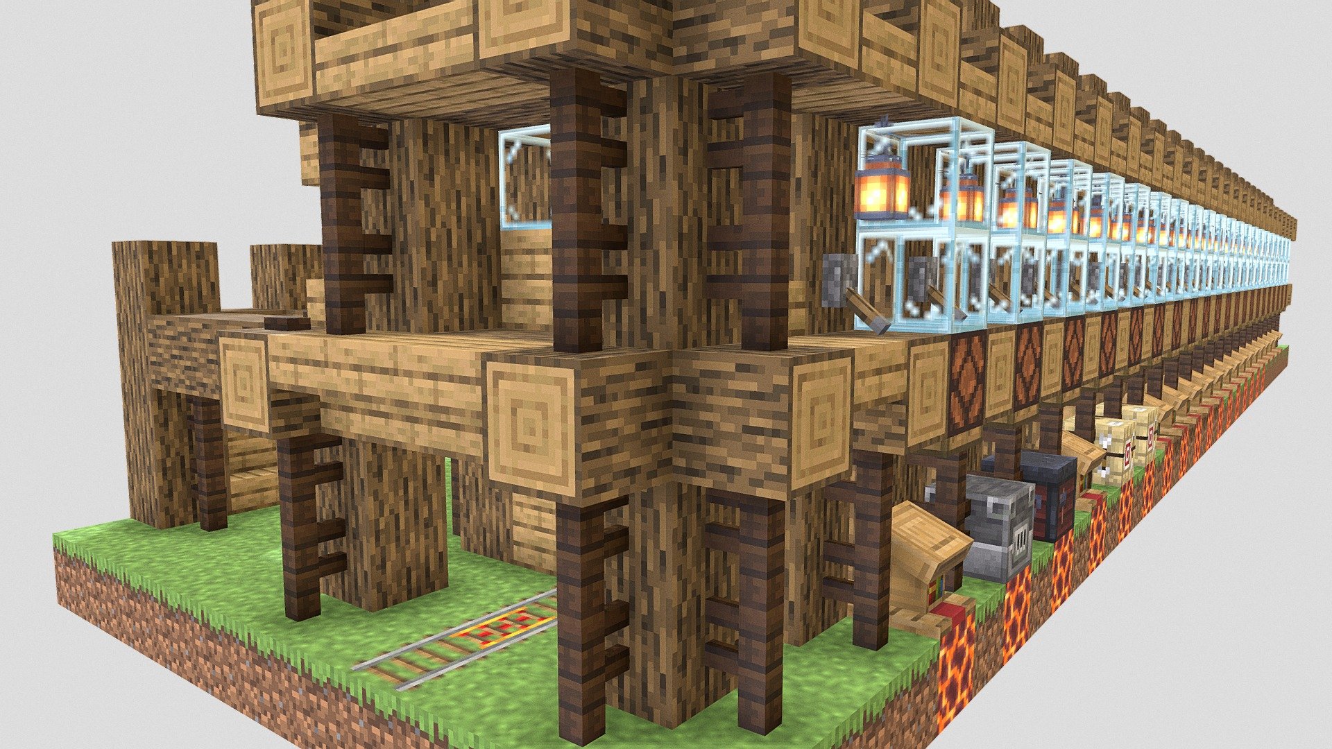 Minecraft XKZH.FUN Architect's work 0008 - 3D model by Esfinges ...