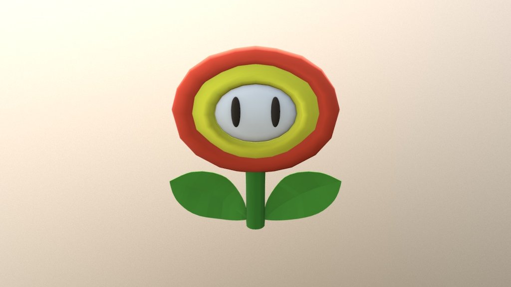 Fire Flower - 3D model by Jack Mannix (@mackjannix) [09595d8] - Sketchfab