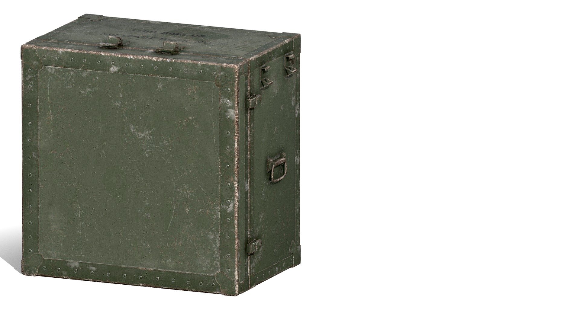 Military foldable desk [WW2] - Buy Royalty Free 3D model by Giora ...