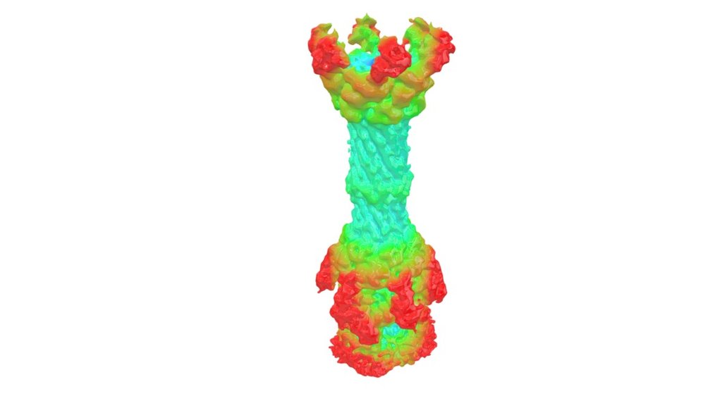EMDB › EMD-3330 - 3D model by Interactive 3D Data (@proteinsimulation ...