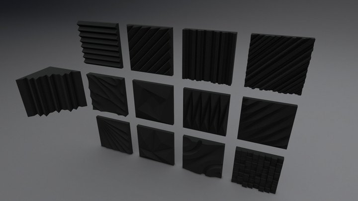 Acousticpanels 3D models - Sketchfab