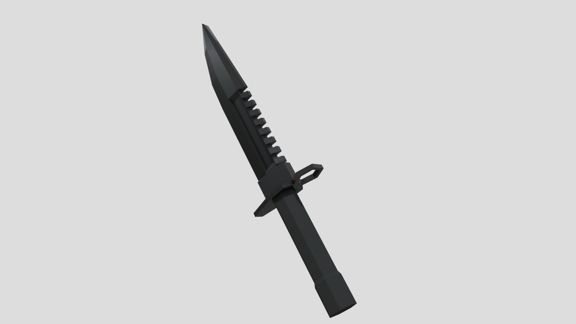 Combat Knife - Low Poly - Download Free 3D model by Wersaus33 [095c48e ...