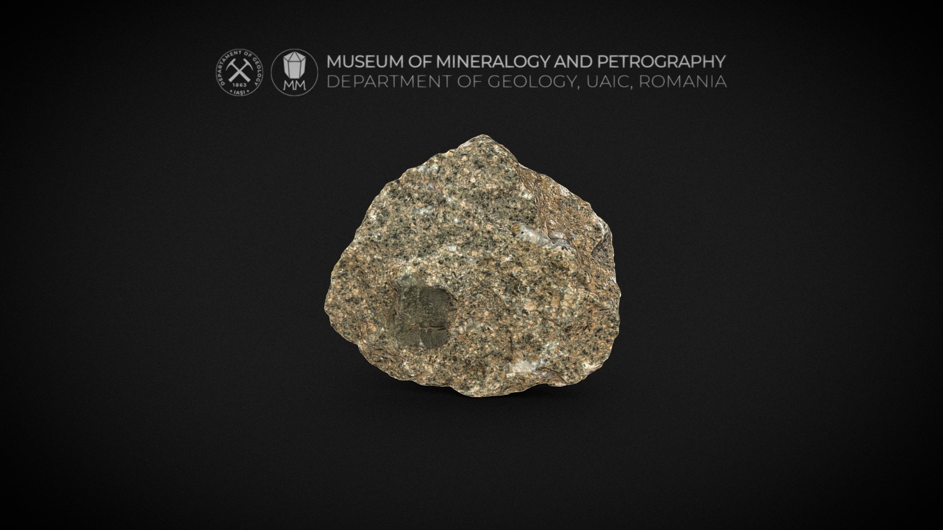 Quartz-Andesite (igneous rock), Romania - 3D model by Museum of ...