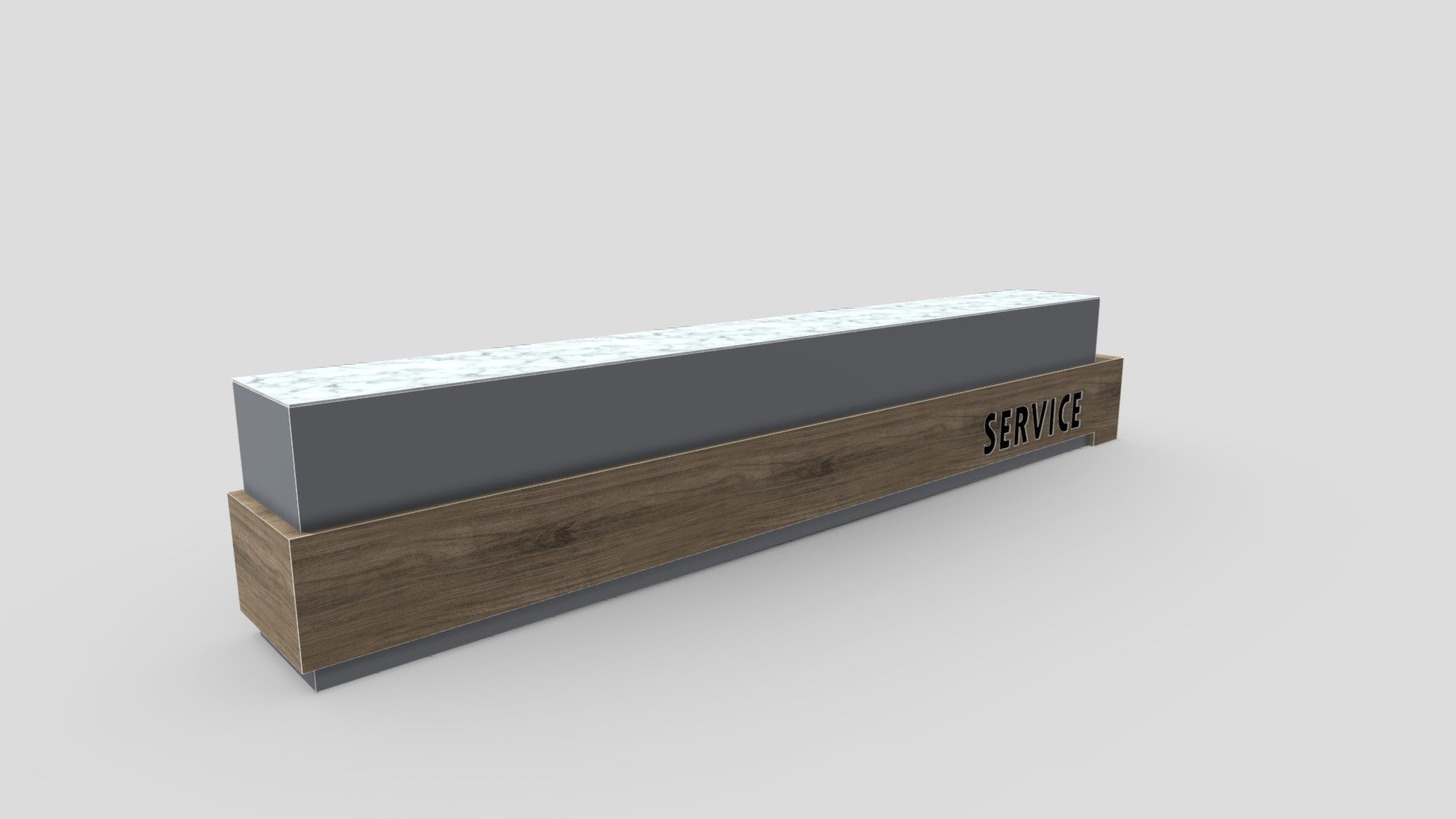 serivce counter - Download Free 3D model by Abideen [09625a7] - Sketchfab