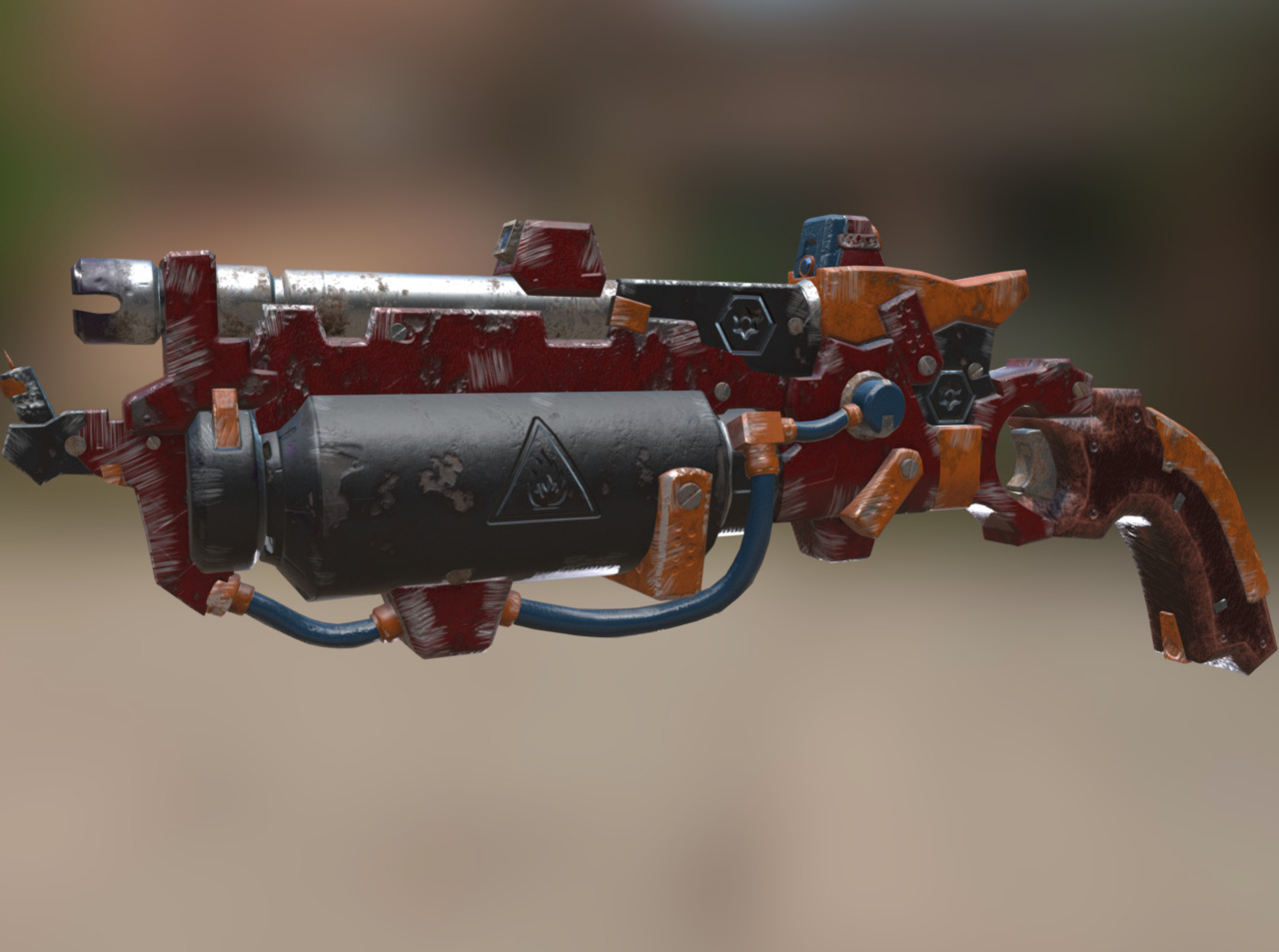 Scrapyard_Gun - 3D model by hasuke [0962ee7] - Sketchfab