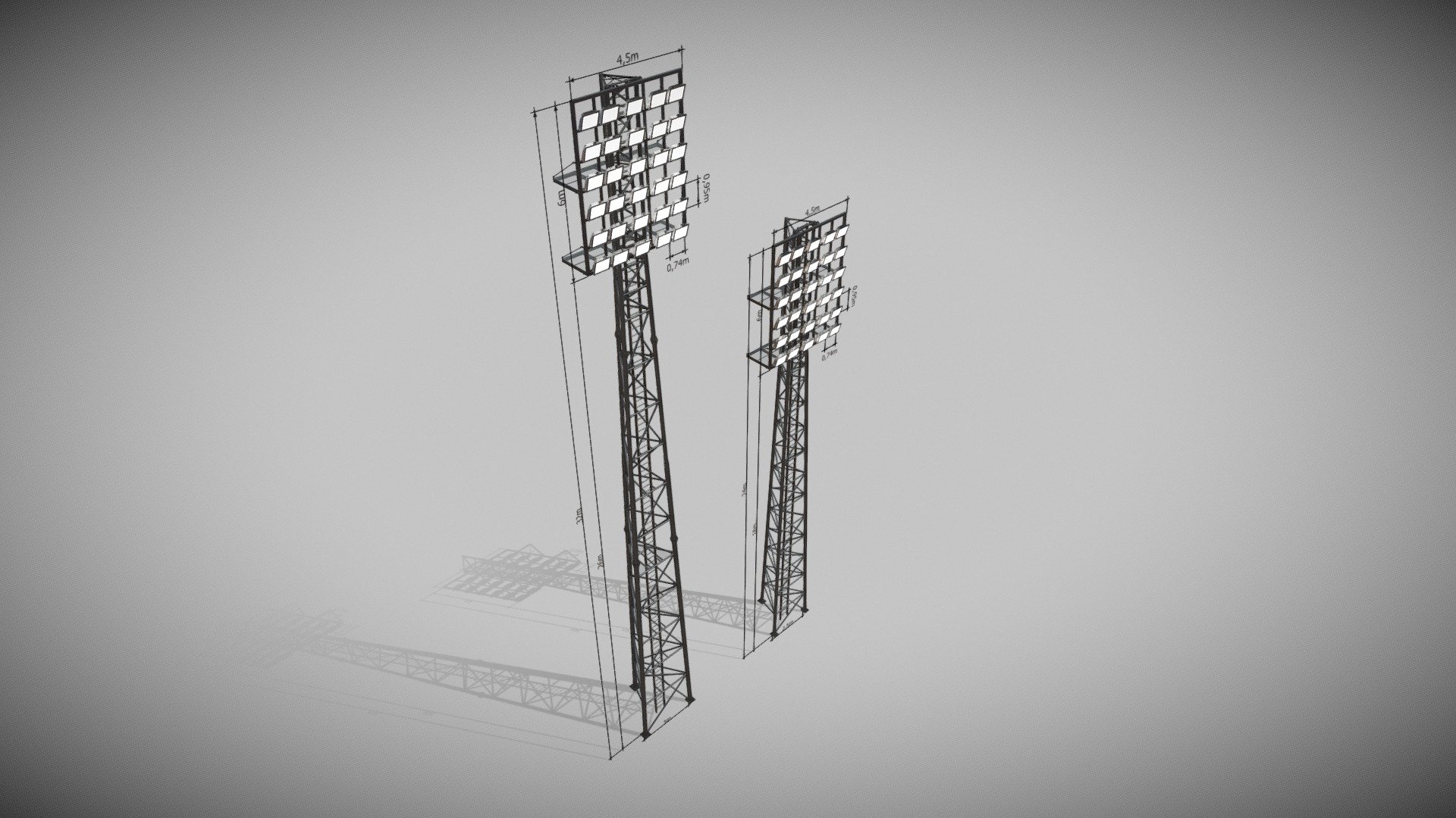 Projeto Executivo - Torres do Refletor - Download Free 3D model by ...