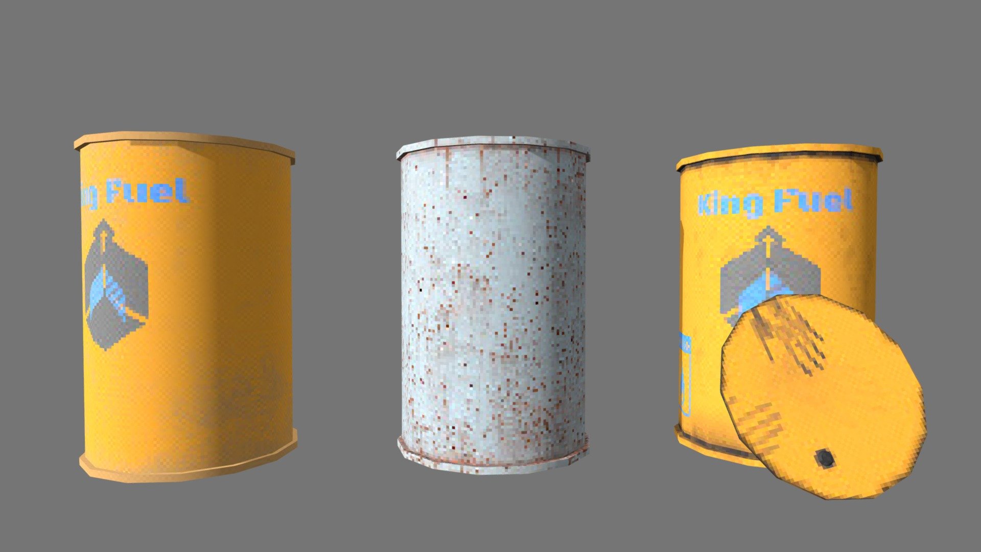 PSX Barrel pack - 3D model by MelloTwin [09644c8] - Sketchfab