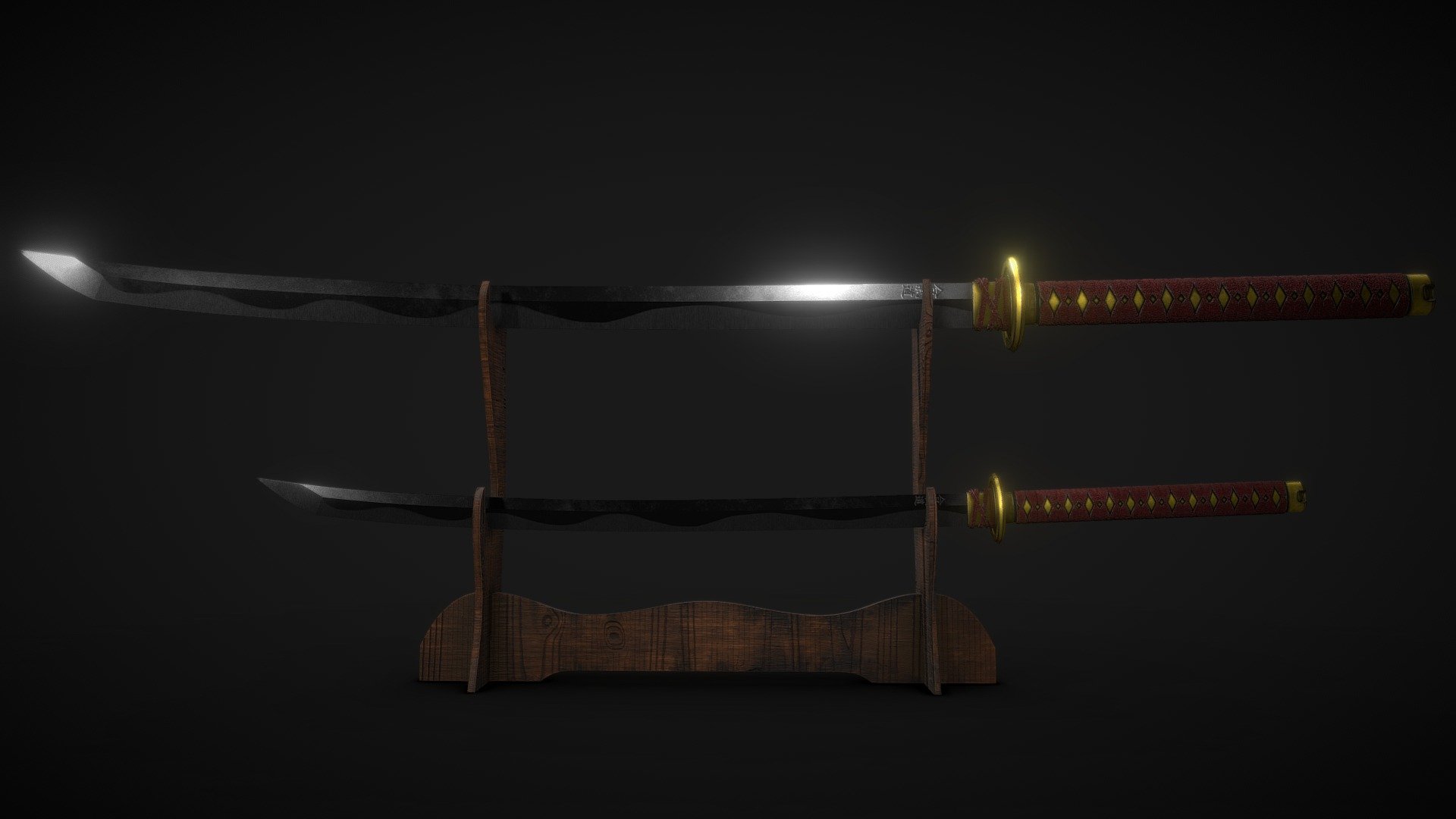 KATANA High_Poly - 3D model by Shroud.xD (@jaykarande42) [0964abe ...