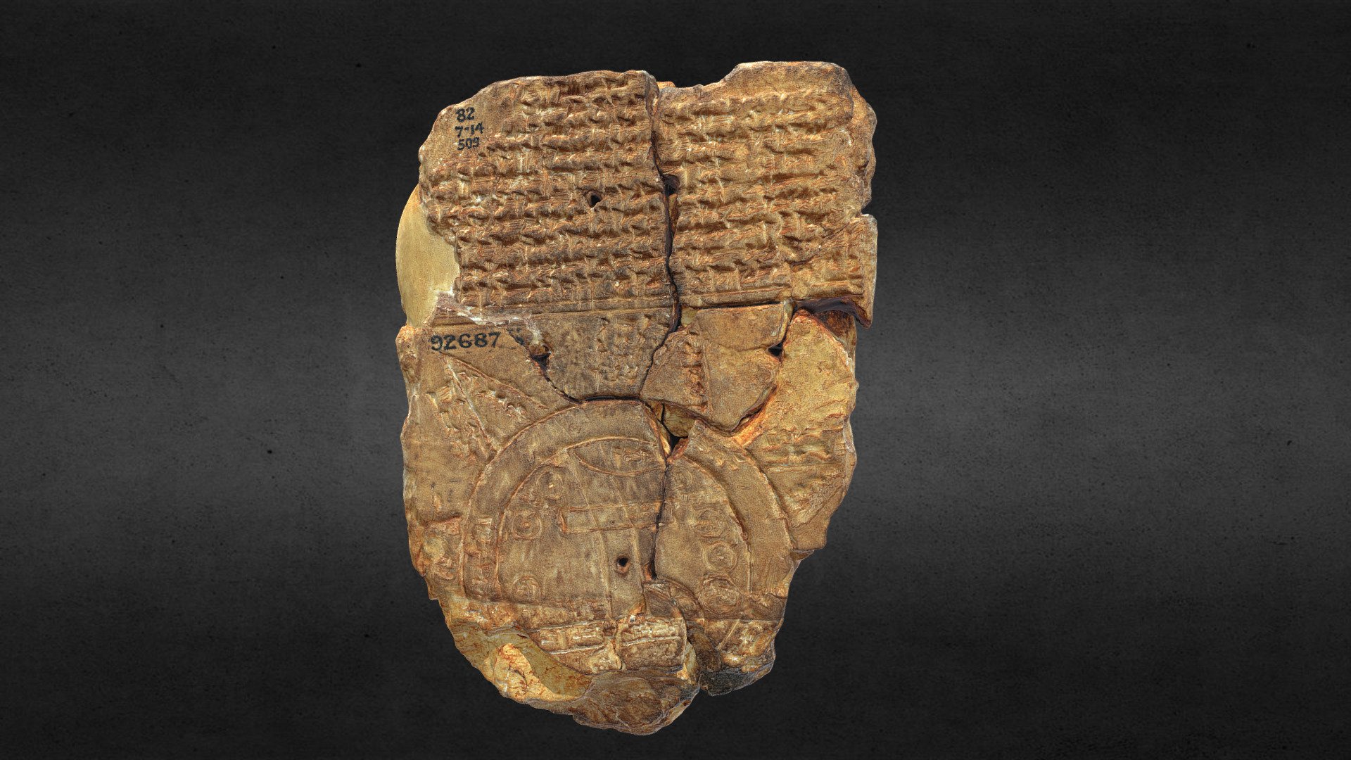 Babylonian Map Of The World Tablet - Imago Mundi - Download Free 3D ...
