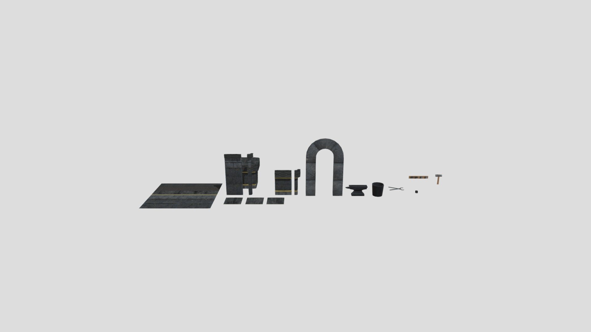 Environment Art Assignment 2 Dwarven Smithy - Download Free 3D model by ...