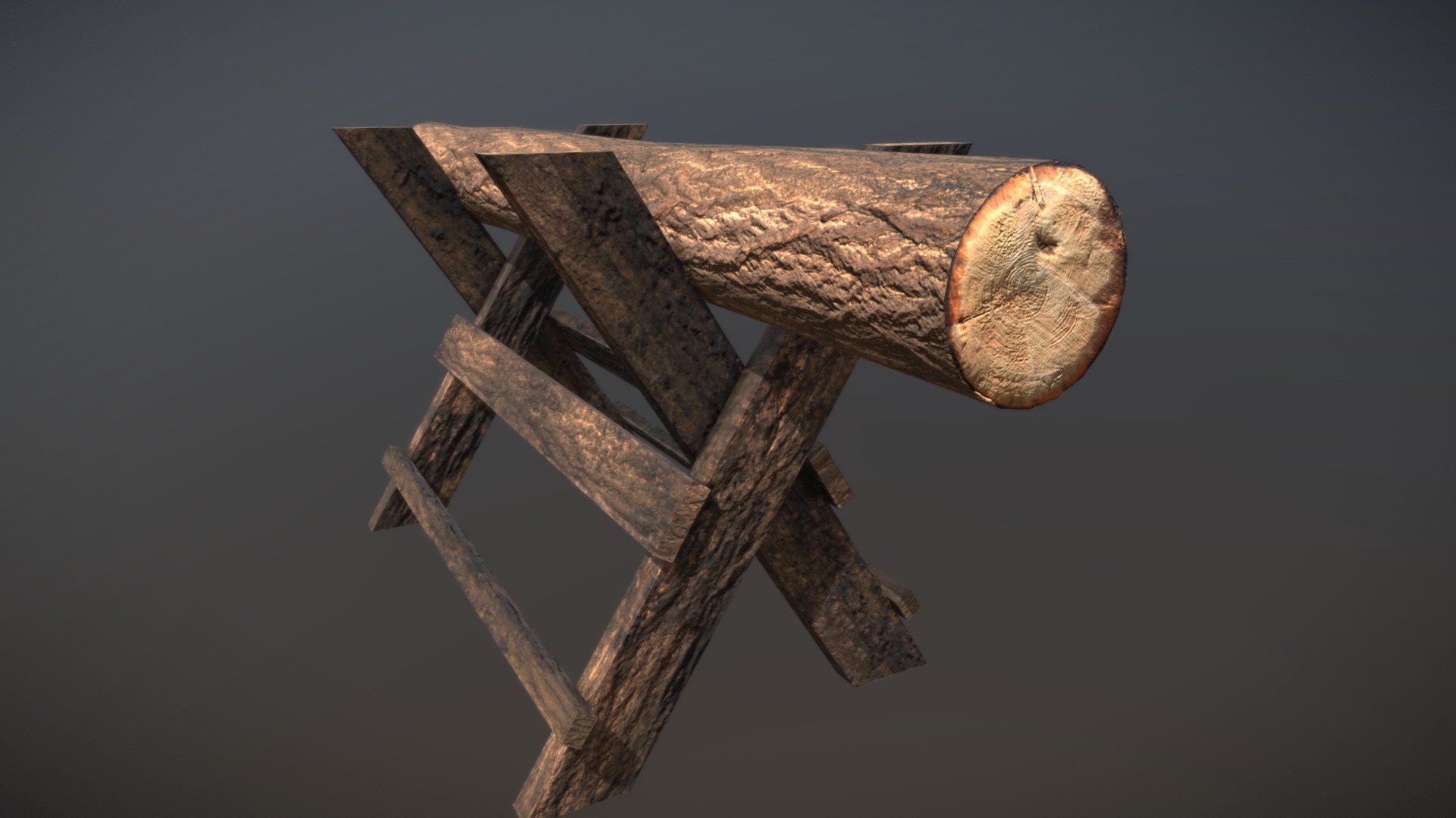 Sawbuck - 3D model by Dan Rieger (@riegerman) [096cb96] - Sketchfab
