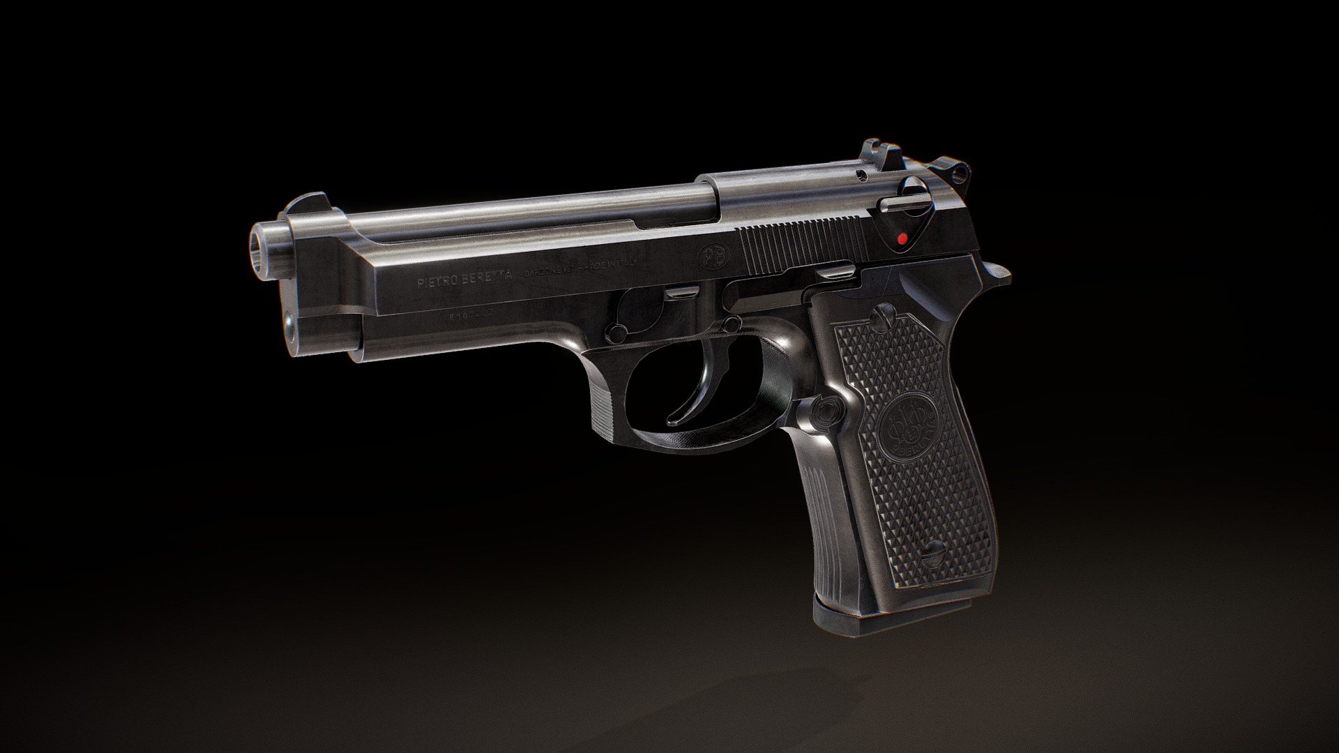 Beretta 92 FS - 3D model by alex.hubacech [096d47f] - Sketchfab