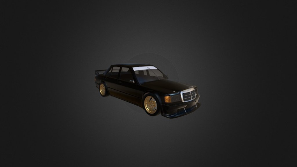 Mercedes 190e - 3D model by james.d.bryce [096dc1b] - Sketchfab