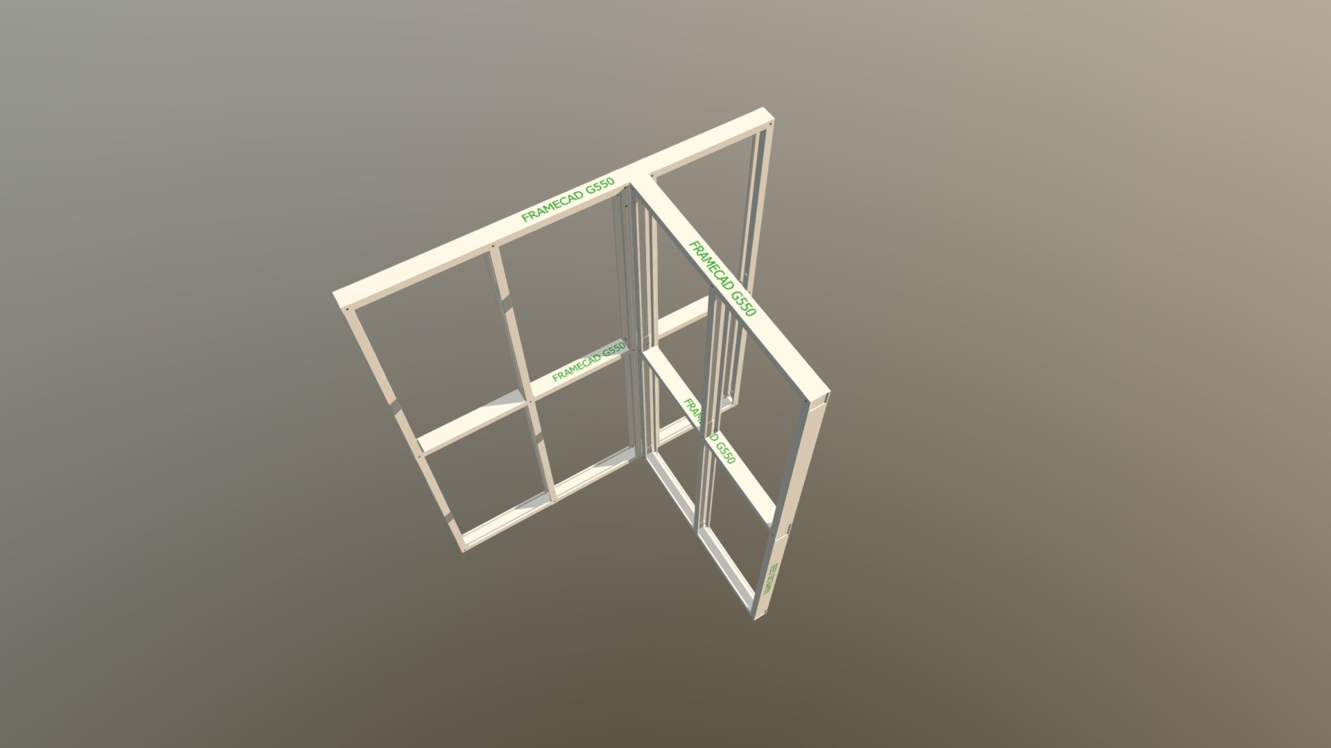 Standard Site Connections T Junction - 3D model by FRAMECAD [096f586 ...
