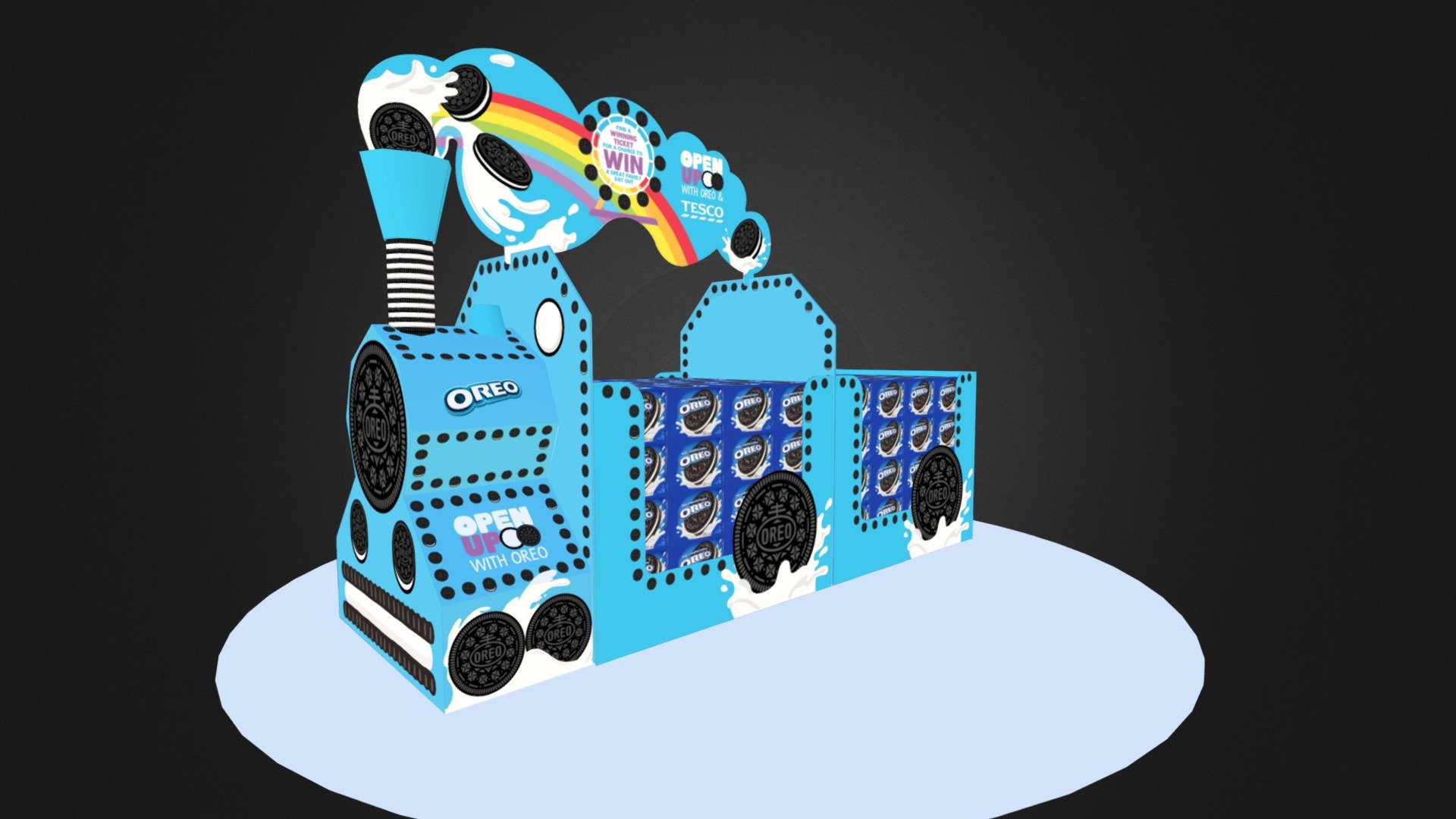 Oreo Train - 3D model by 3dcapture.co.uk [096fed0] - Sketchfab