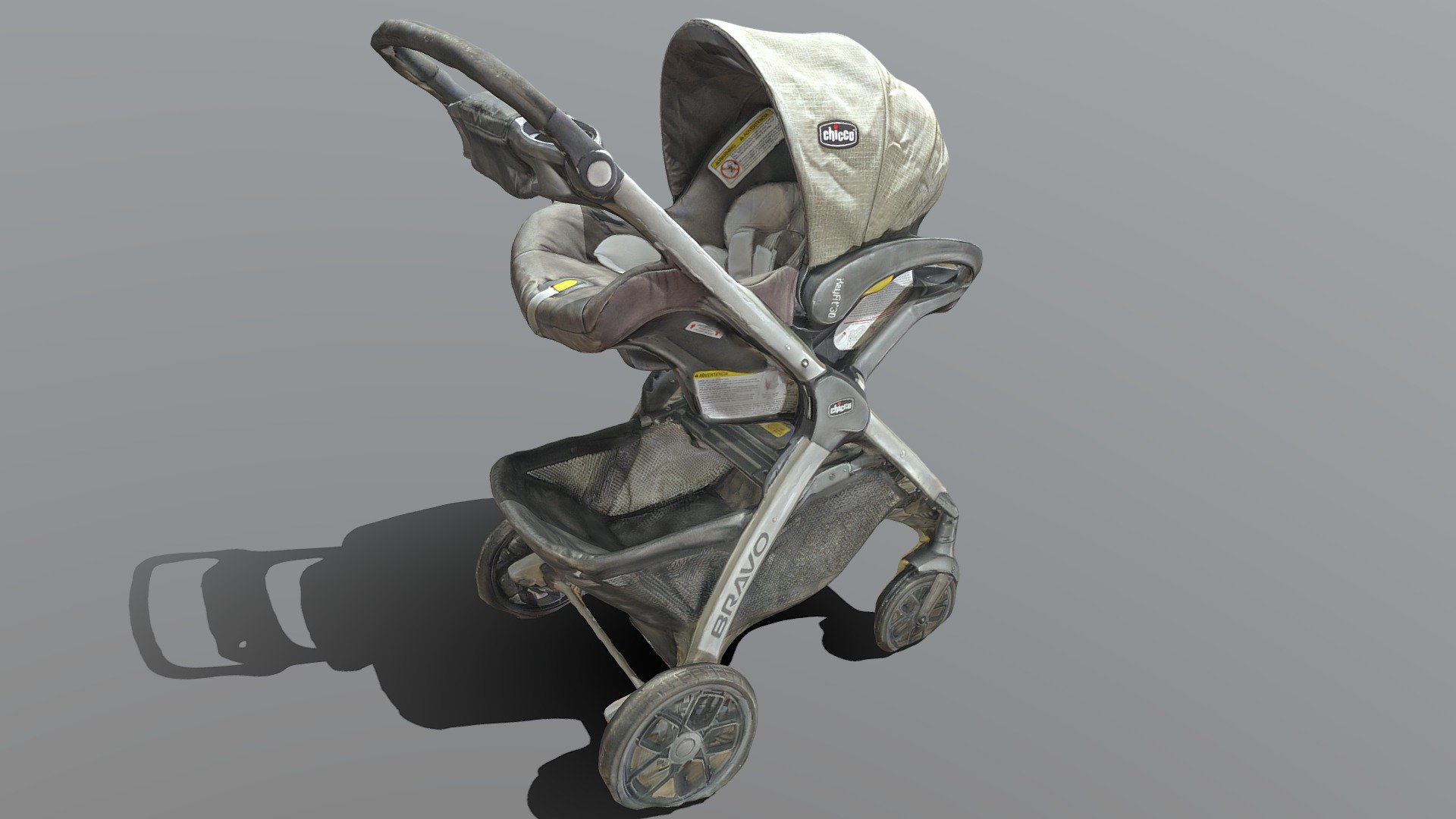Baby Stroller - Buy Royalty Free 3D model by johnnokomis [09706c6 ...