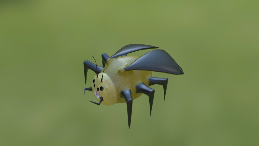 Bee creature - 3D model by FV.rose [0970bbb] - Sketchfab