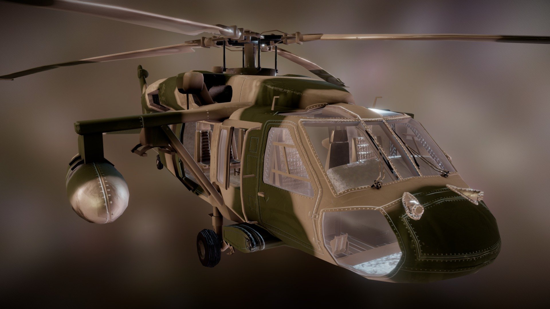 Blackhawk Stub Wing - 3D model by Dokyo [0971bf0] - Sketchfab
