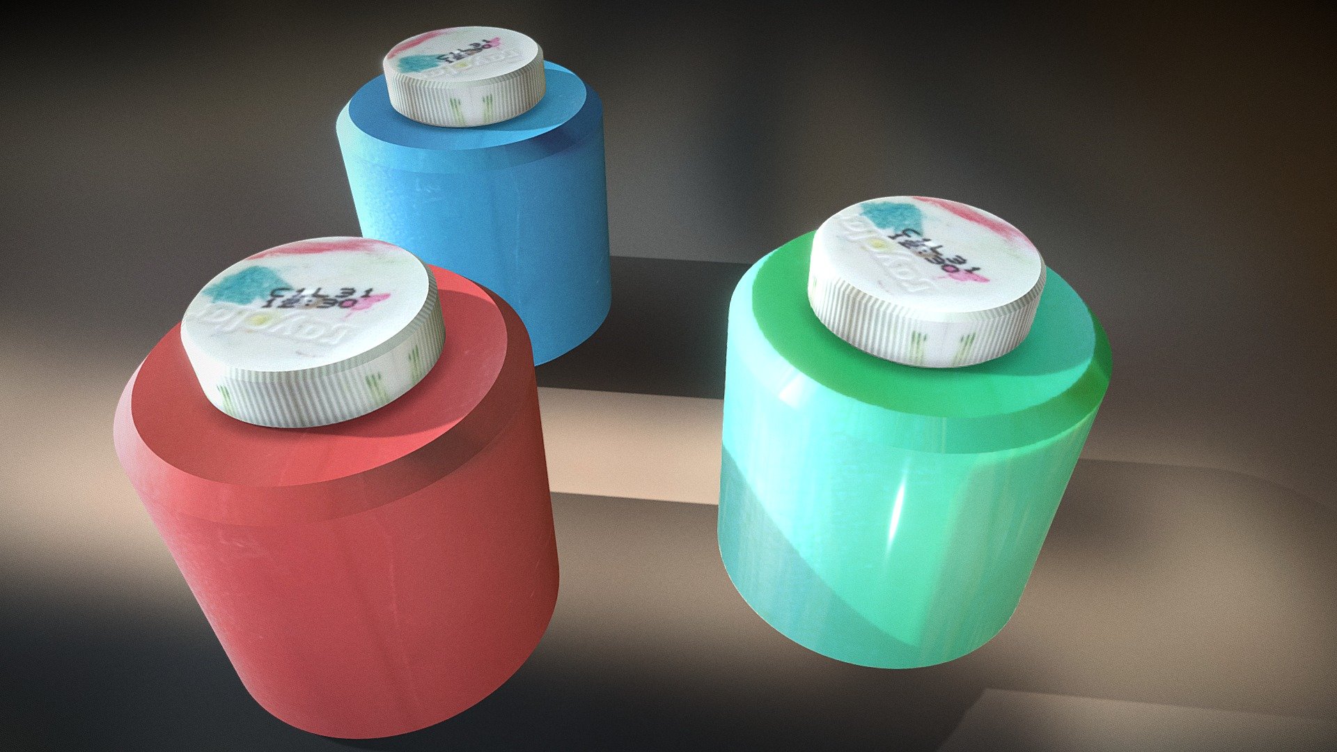Paint Set - Buy Royalty Free 3D model by robfitzy [09729b5] - Sketchfab ...
