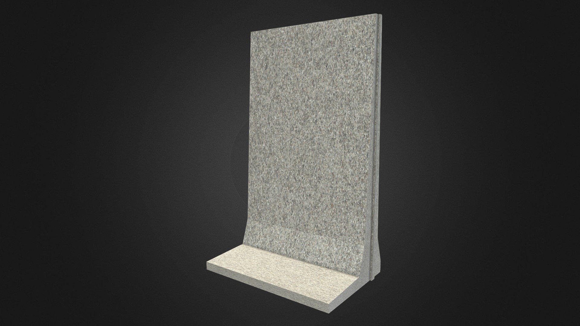 Concrete L-Panel - Download Free 3D model by GhostDev (@GhostDevReal ...
