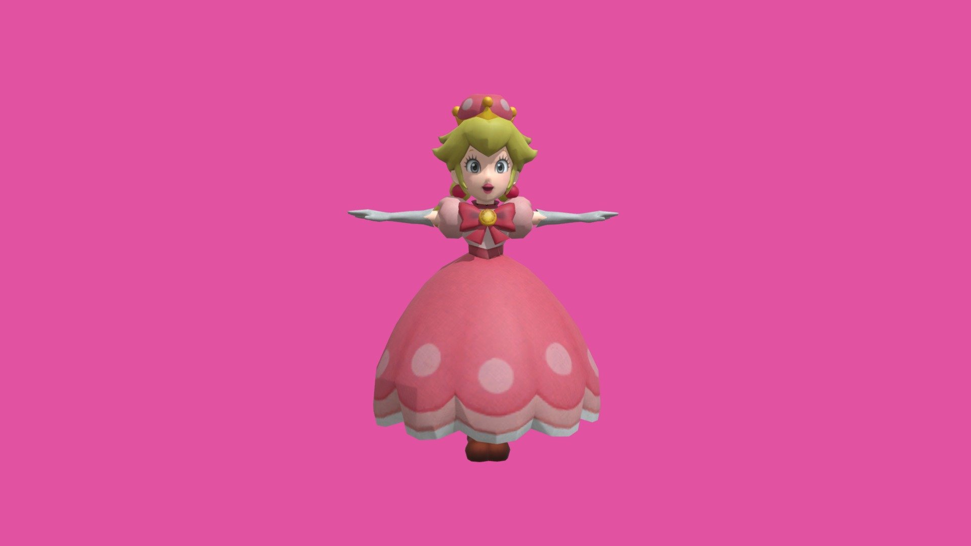 Peachette - Download Free 3D model by kingston.shamily [0974dc5 ...