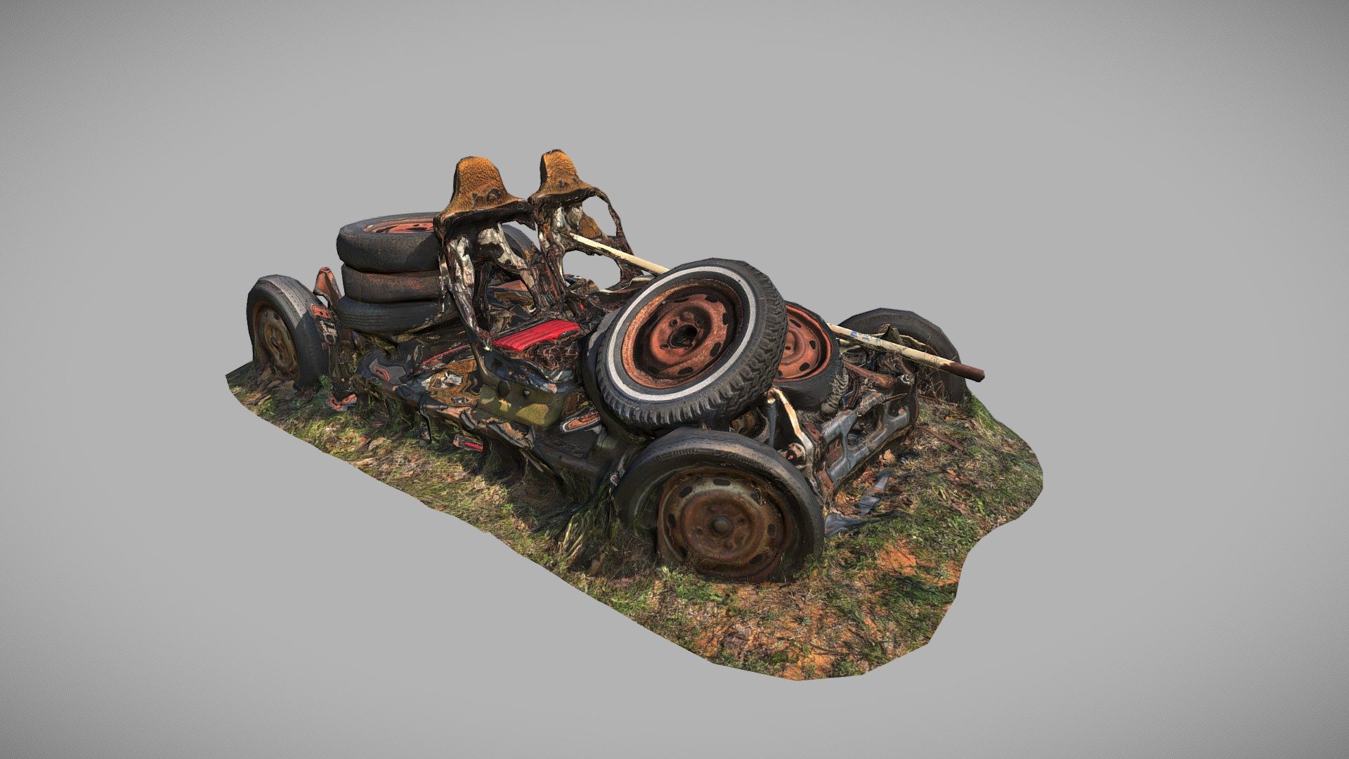 Broken Go-Kart - 3D model by MrSunnySide (@PJizzy) [09761ee] - Sketchfab