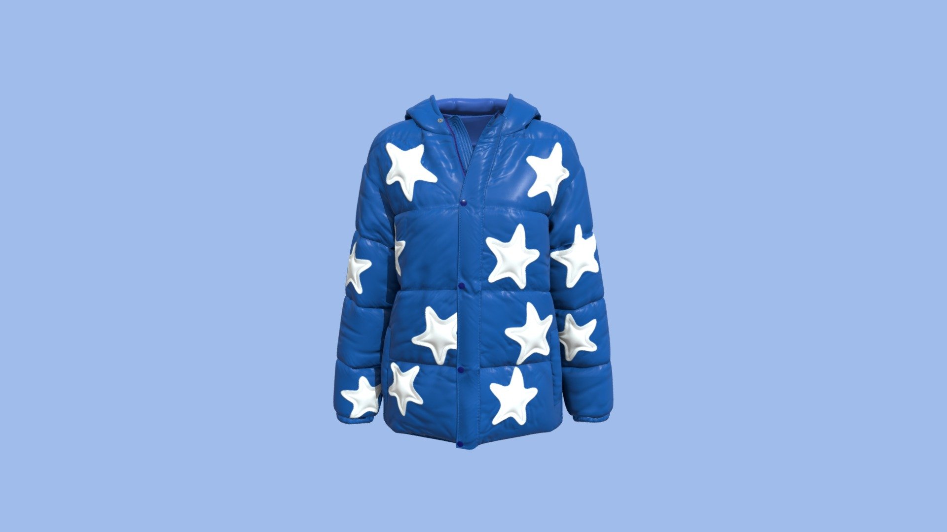 Star Puffer Jacket - 3D model by Jamu3D [09768a3] - Sketchfab