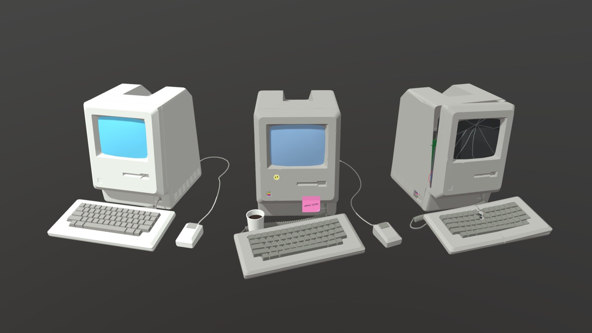 1984-Macintosh - Download Free 3D model by Olli_one [0977086] - Sketchfab