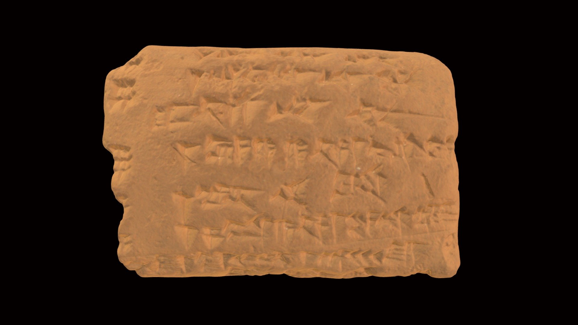Cuneiform Tablet HMANE1891.11.94 - 3D model by Harvard Museum of the ...