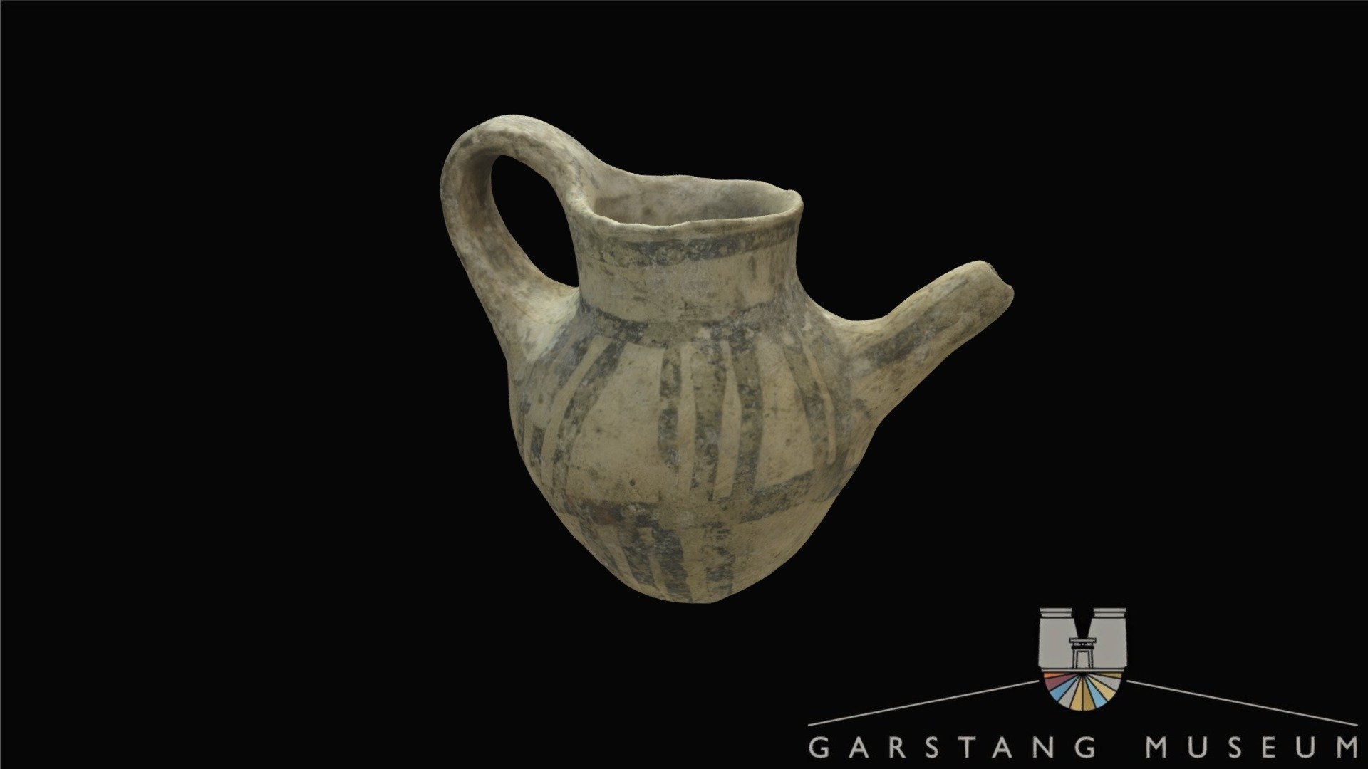 Cypriot White Painted V Teapot - 3D model by Garstang Museum of ...