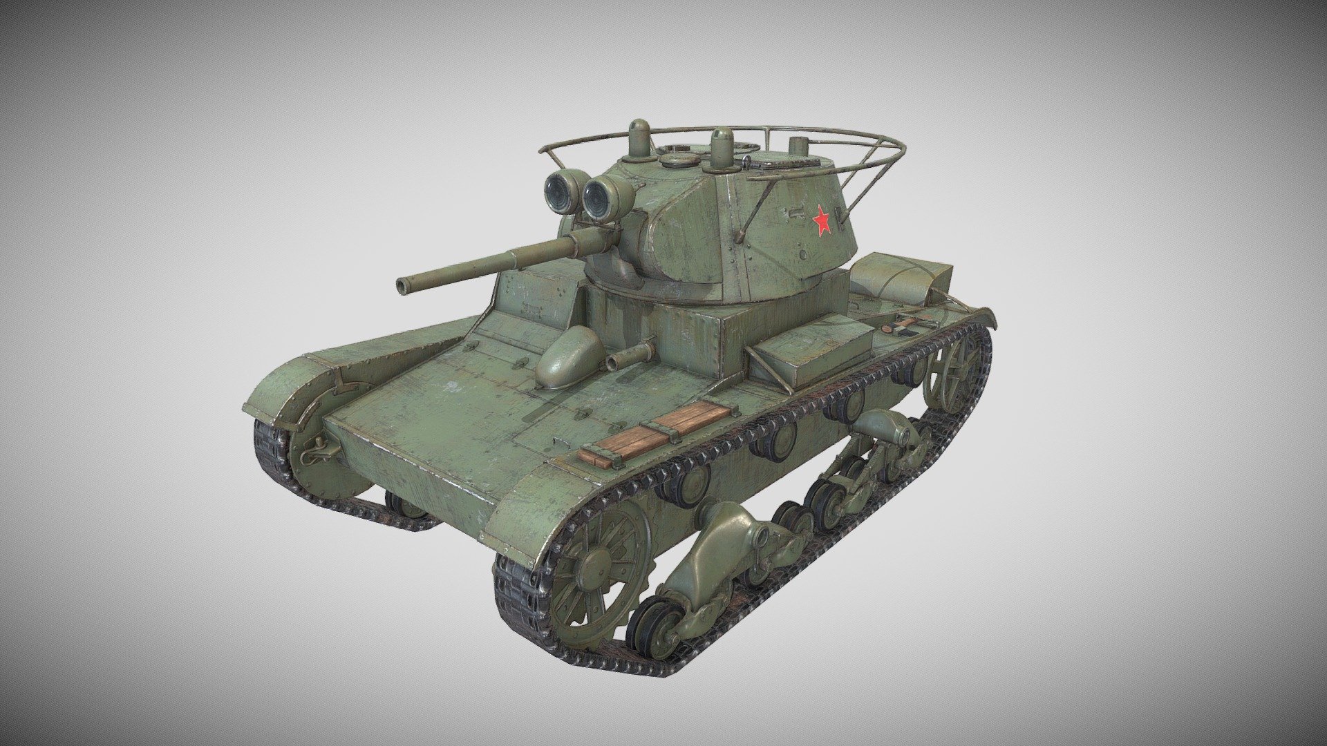 T26 mod. 1938 - 3D model by h444 [097a82c] - Sketchfab