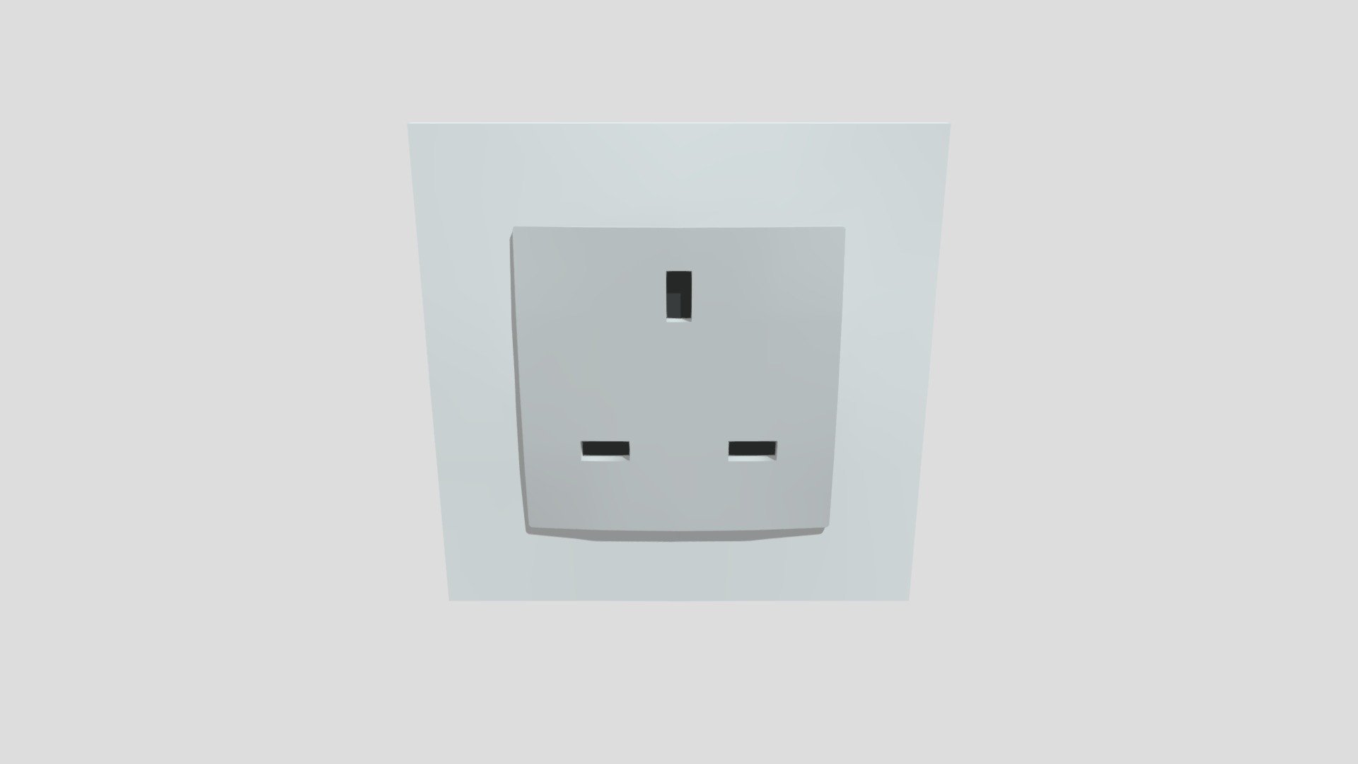 Square type g plug - Download Free 3D model by 1-3D.com [097b7c5 ...