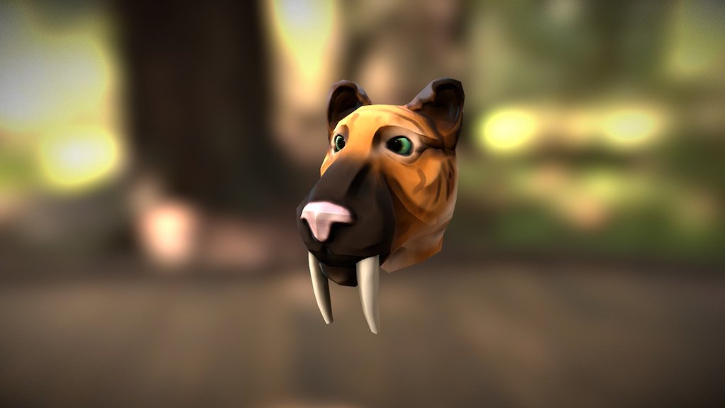 Sabertooth Tiger Head - 3D model by afnopere [097b8ff] - Sketchfab
