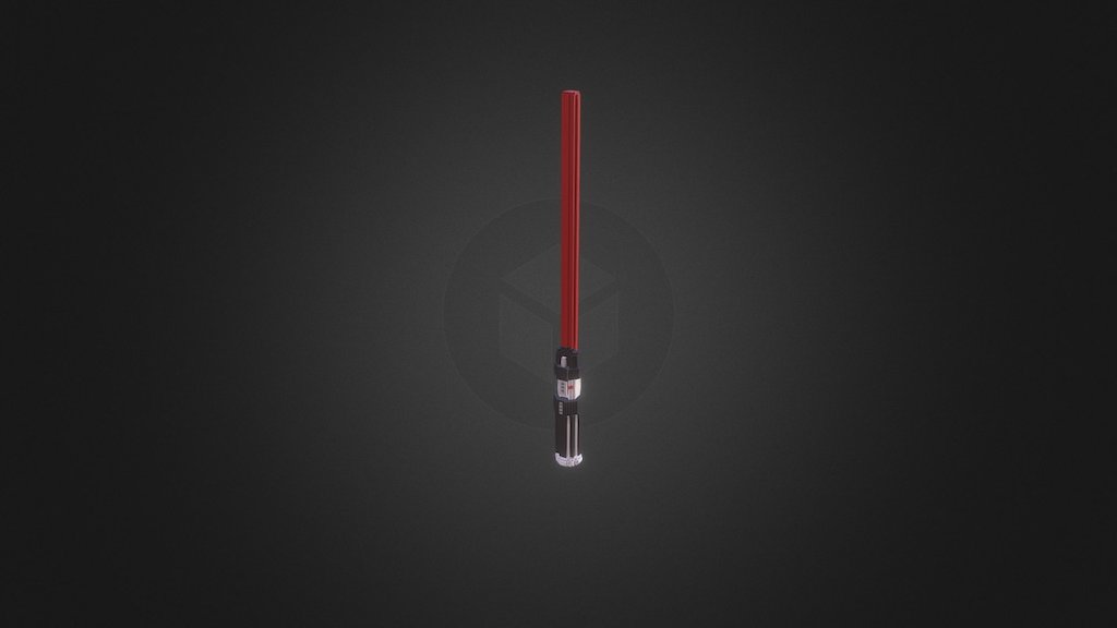 Red Lightsaber - 3D model by ctrlaltffour [097c1dc] - Sketchfab