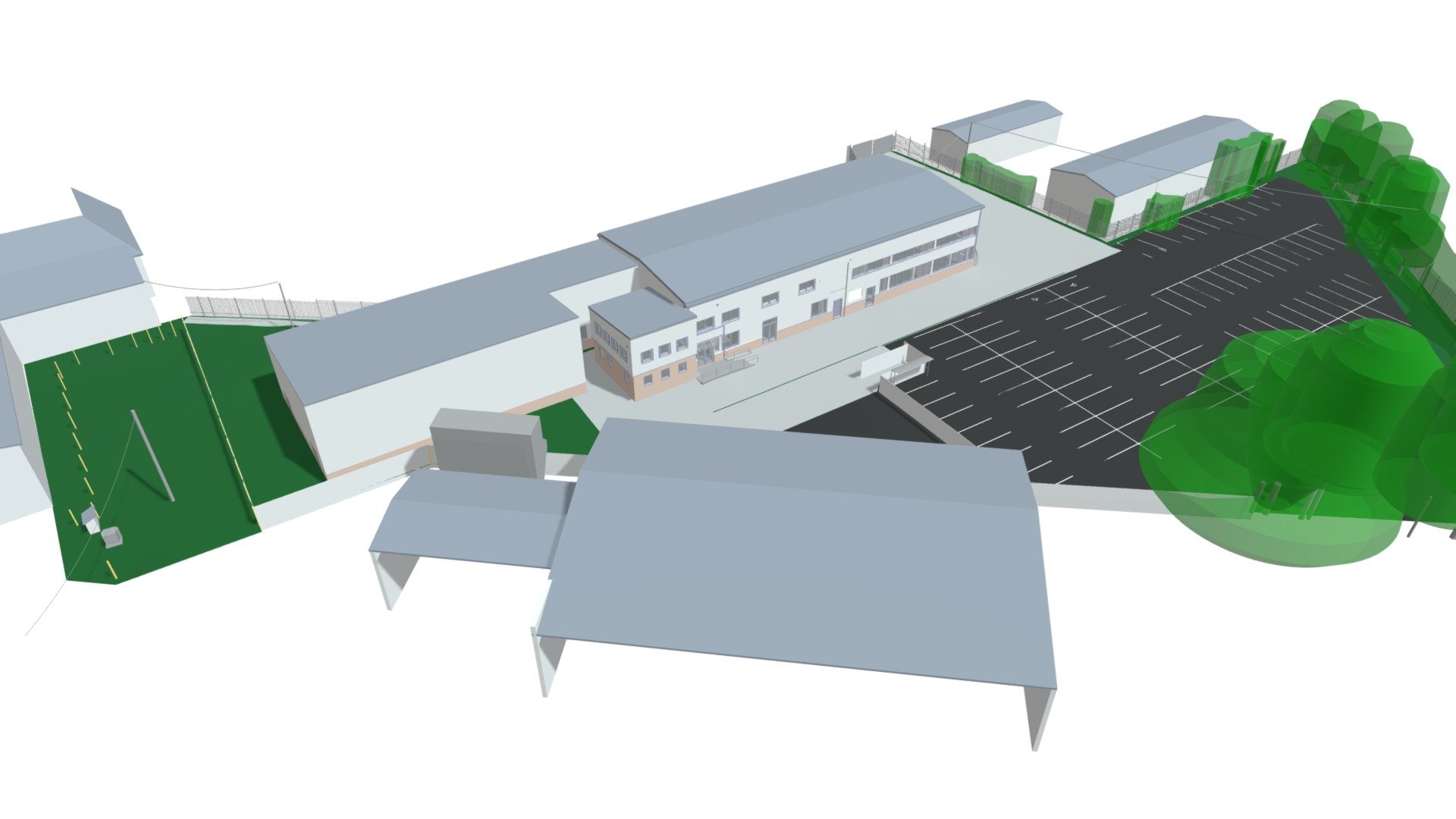 Acorn House - 3D Building Model - Option 2 (C,P) - 3D model by Holding ...