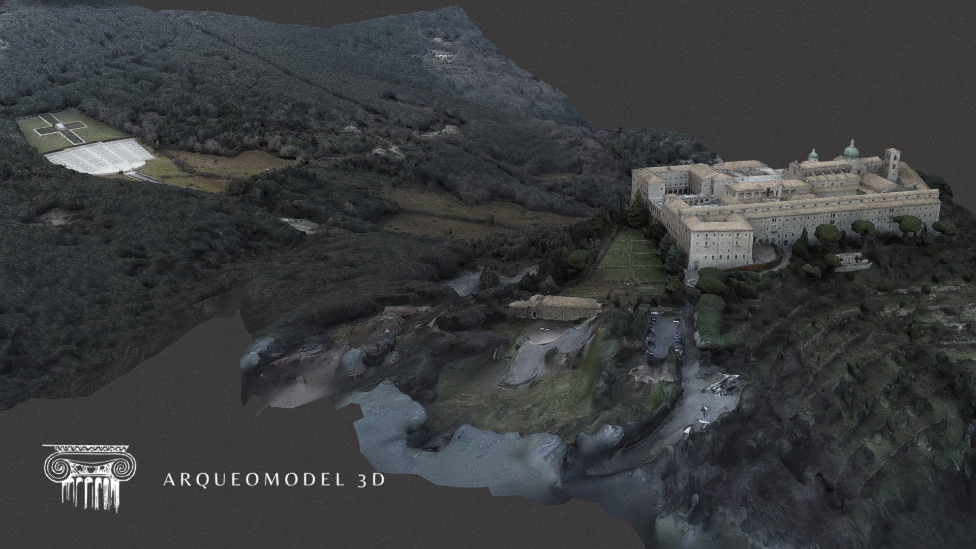 Abbey Montecassino - ITALY - 3D model by Arqueomodel3D (@juanbrualla ...