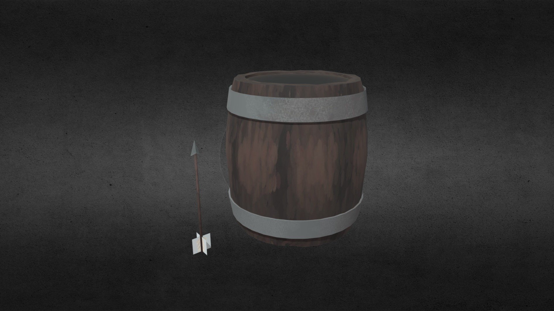 Arrow and Barrel - 3D model by SamDieters3 [0980fd3] - Sketchfab