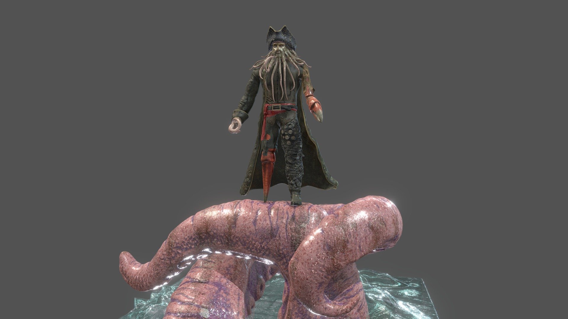 Davy Jones - 3D model by mykola (@fedotov2002nikolai) [0981149] - Sketchfab