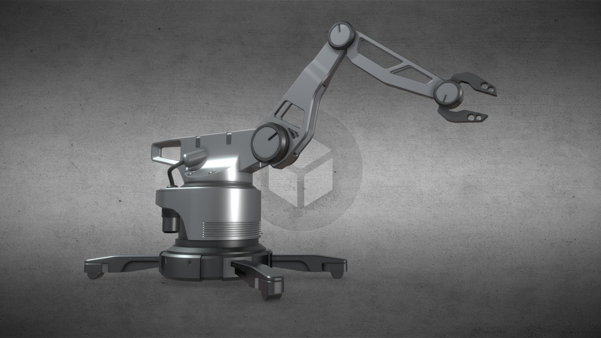 Robot arm-manipulator - 3D model by mkasaxe [0981156] - Sketchfab
